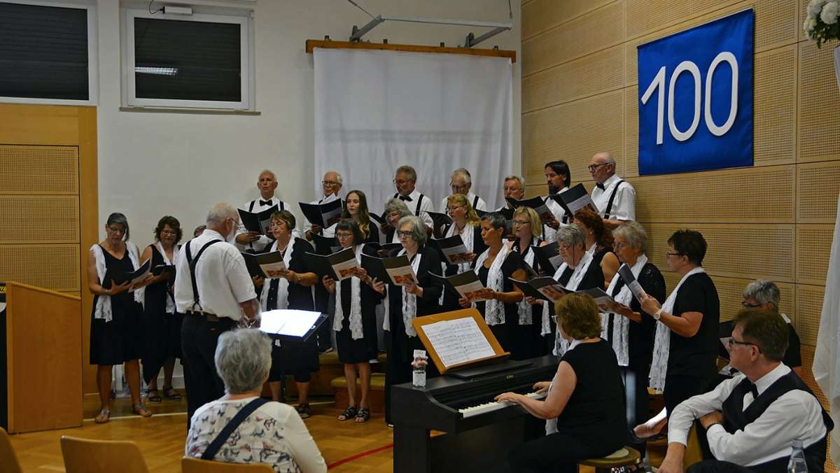 Jubiläum in Balingen-Zillhausen: 100 Jahre Liederkranz: Zelter-Plakette ...