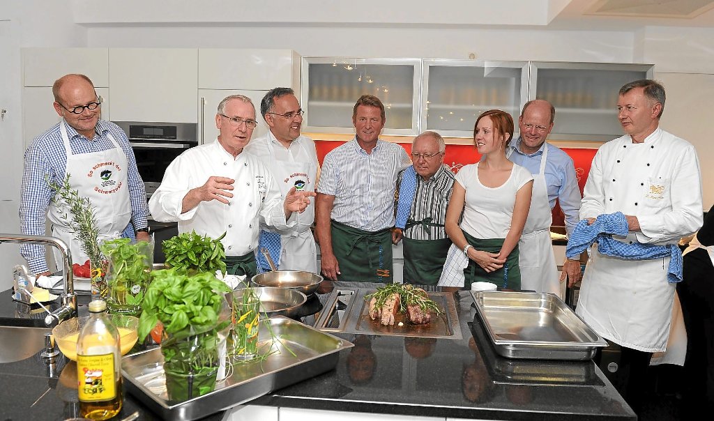 Prominentes Kochen mit Geschmack