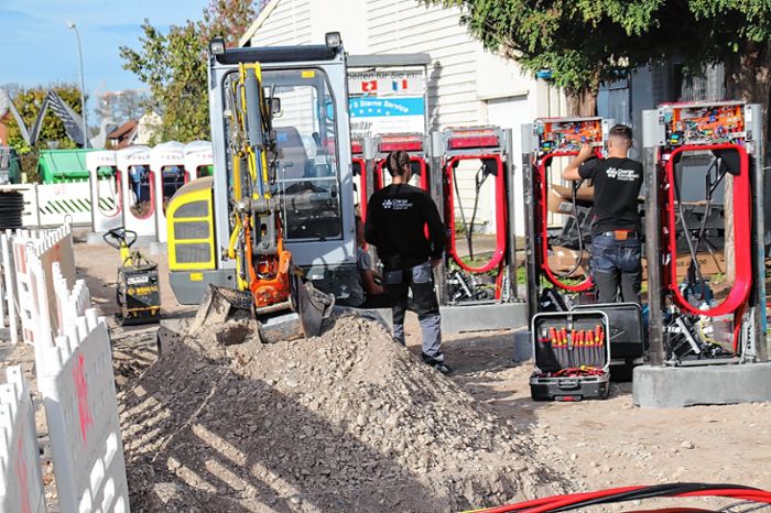 Eimeldingen: Stromtankstelle kommt voran - Rebland - Schwarzwälder Bote